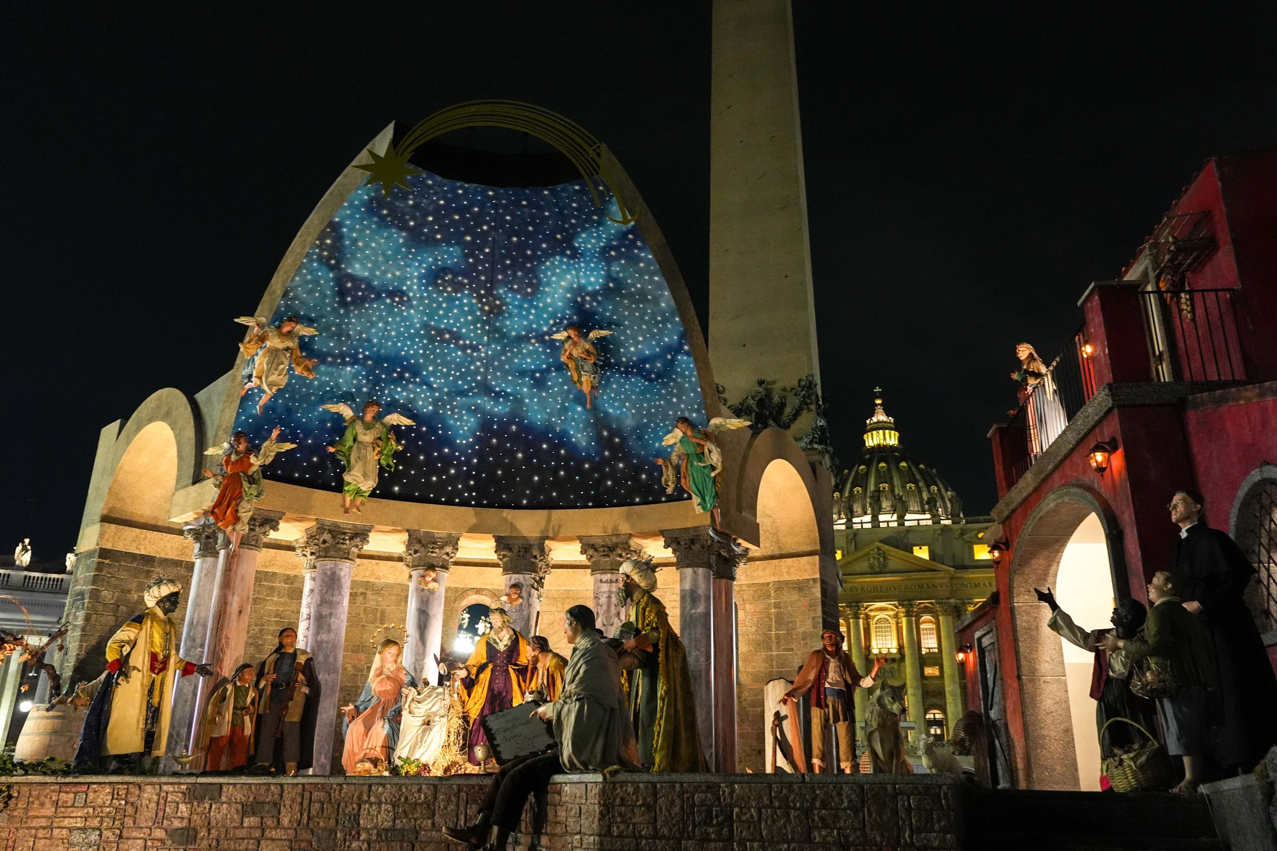 Christmas creche, tree are signs of hope, pope says - The Southern Cross